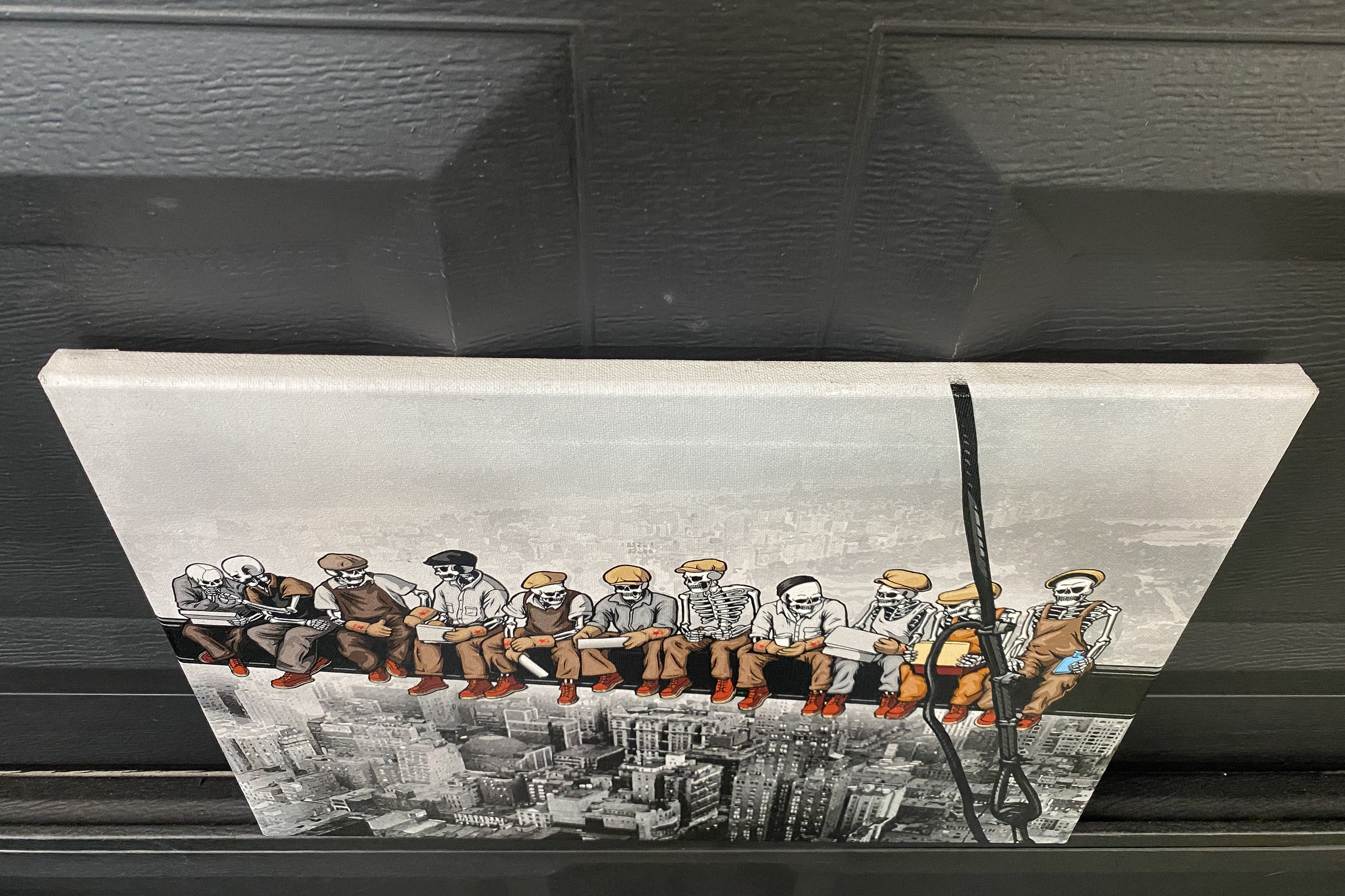 Ironworker Iconic Image Canvas Ironworkers Sitting on Beam - Etsy