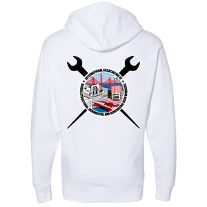 Ironworker Pullover Hoodie Blue Collar Ironworker Husband Dad Gift ...