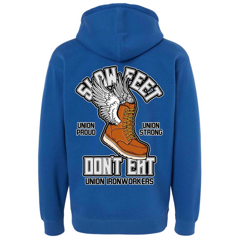 Ironworker Pullover Hoodie | Blue Collar | Ironworker Husband | Dad ...