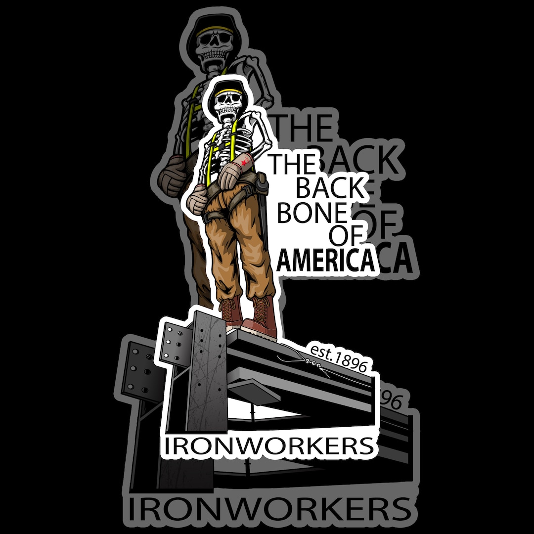 Ironworker Sticker Union Ironworker Sticker Rodbuster - Etsy