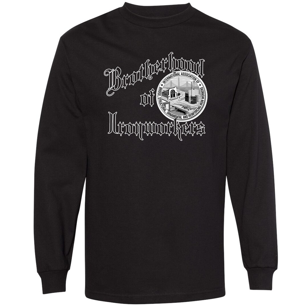 Ironworker Long Sleeve | Union Ironworker T-shirt | Welding T-shirt ...