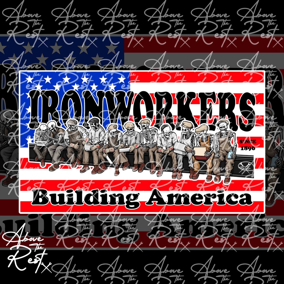 Ironworker Sticker | Union Ironworker Sticker | Rodbuster Sticker ...