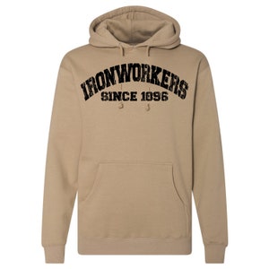 Ironworker Pullover Hoodie Blue Collar Ironworker Husband Dad Gift ...