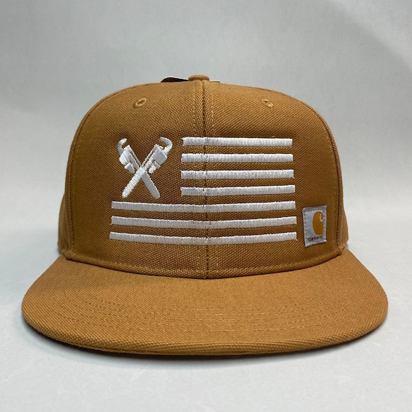 Plumber Usa Snapback Hat | Wrench Hat | Plumber Hat | Pipeliner | Union ...