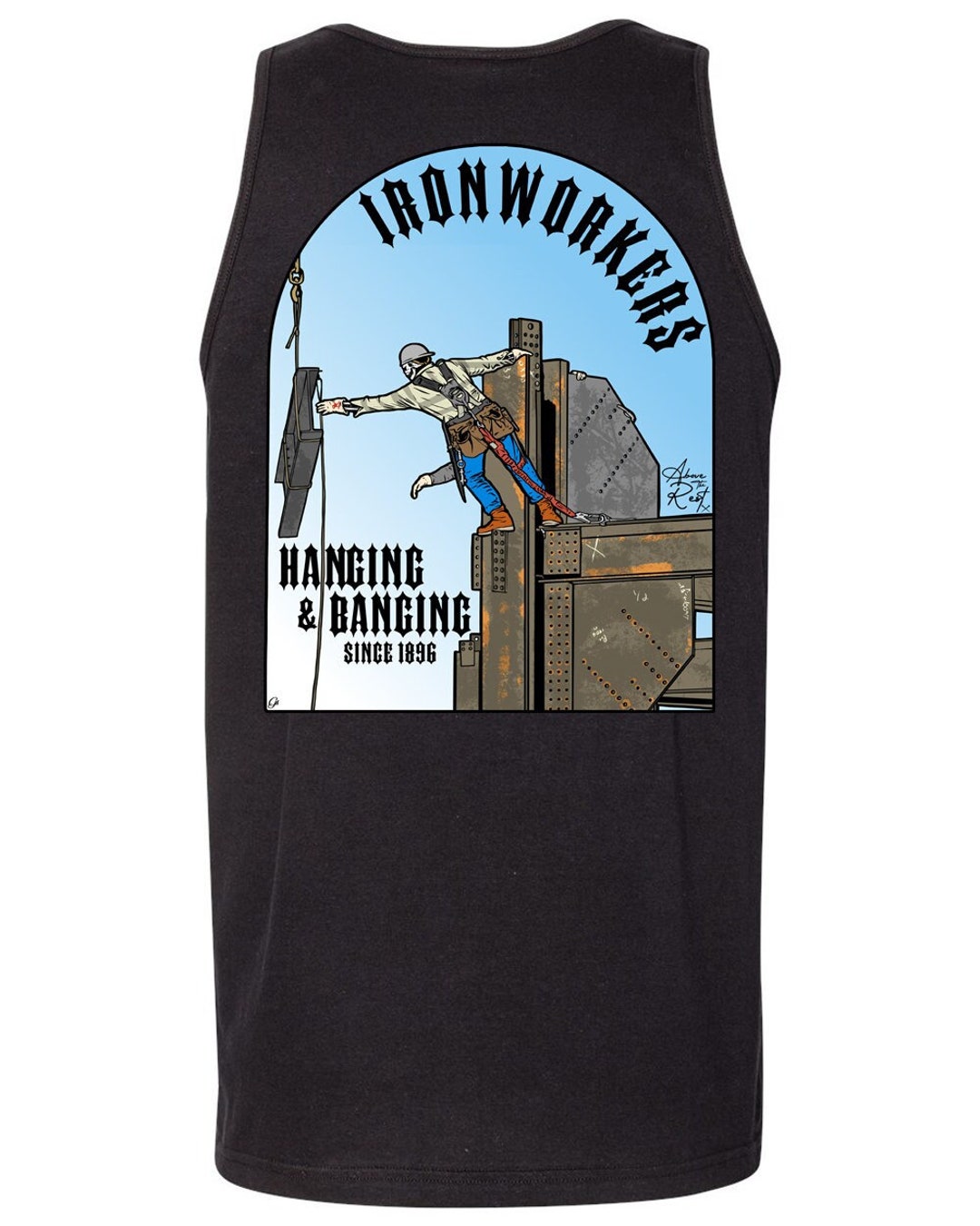 Ironworker Tank Top | Union Ironworker T-shirt | Welding T-shirt ...