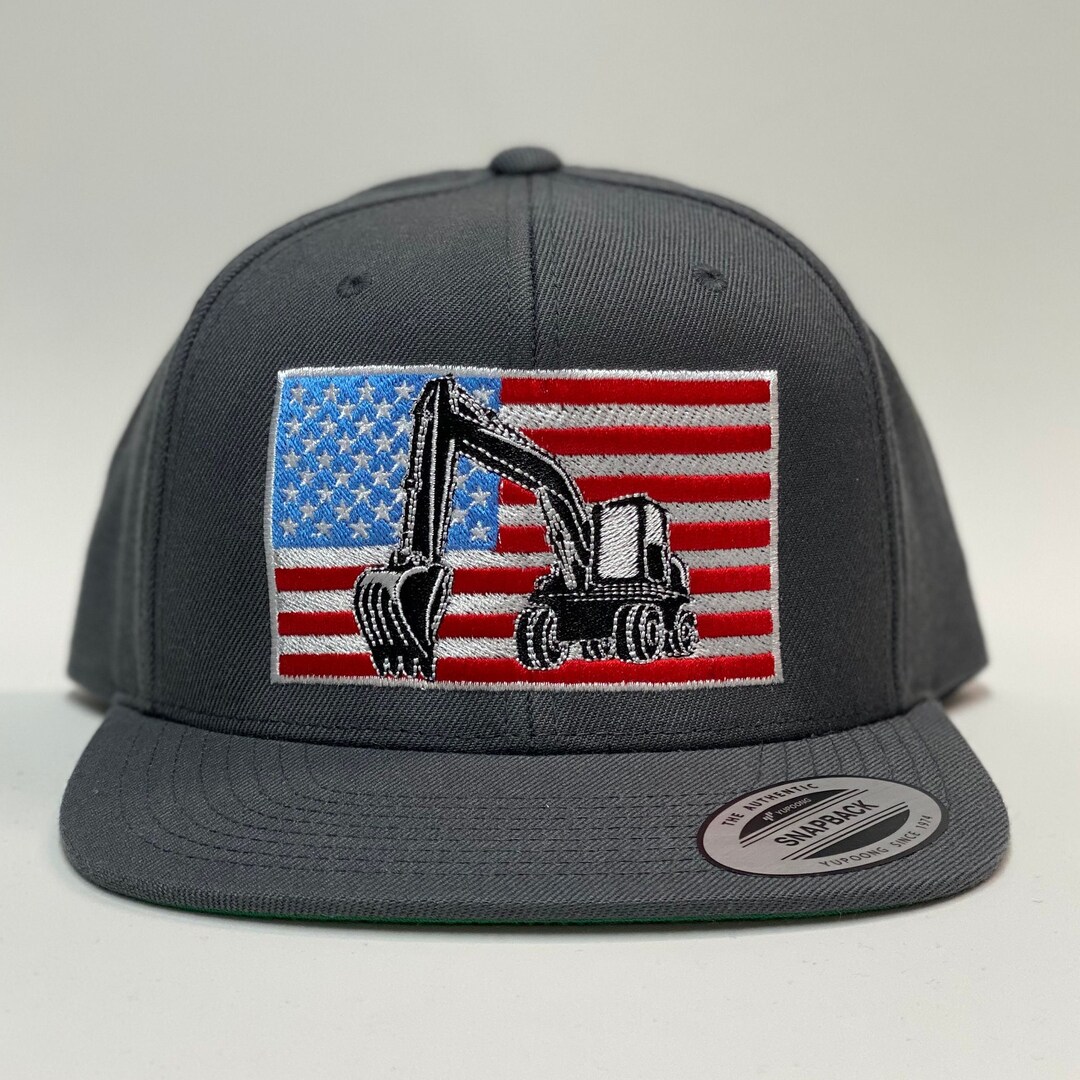 Heavy Equipment Operator Snapback Hat | Union Operator Hat | Mens Hat ...