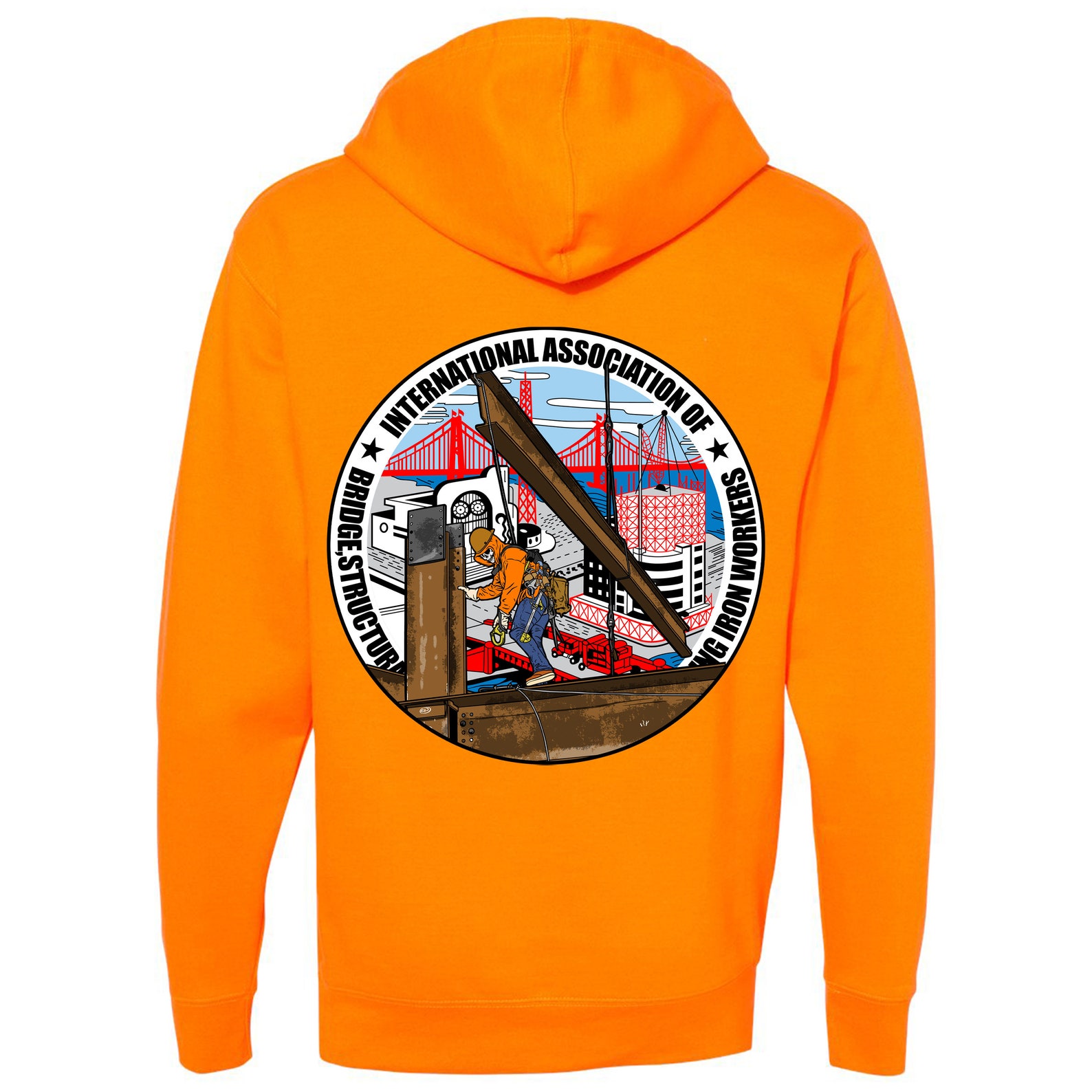 Ironworker Pullover Hoodie | Blue Collar | Ironworker Husband | Dad ...