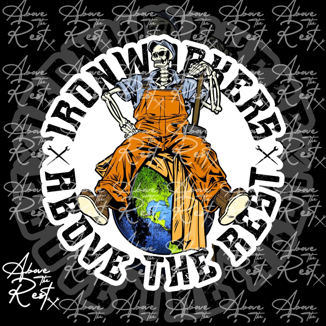 Ironworker Sticker | Union Ironworker Sticker | Rodbuster Sticker ...