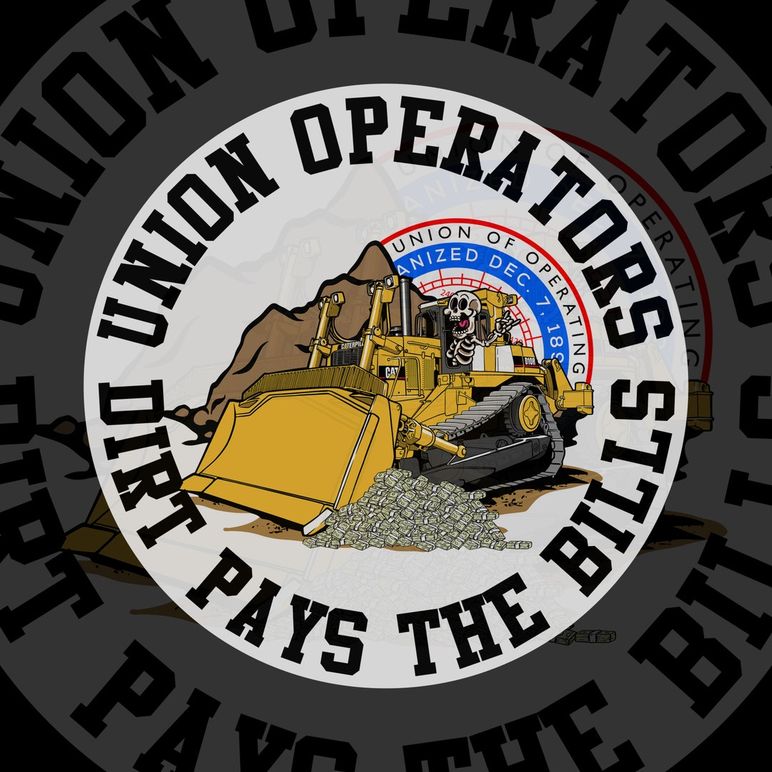 Operator Sticker Heavy Equipment Operator Sticker Union Operator ...