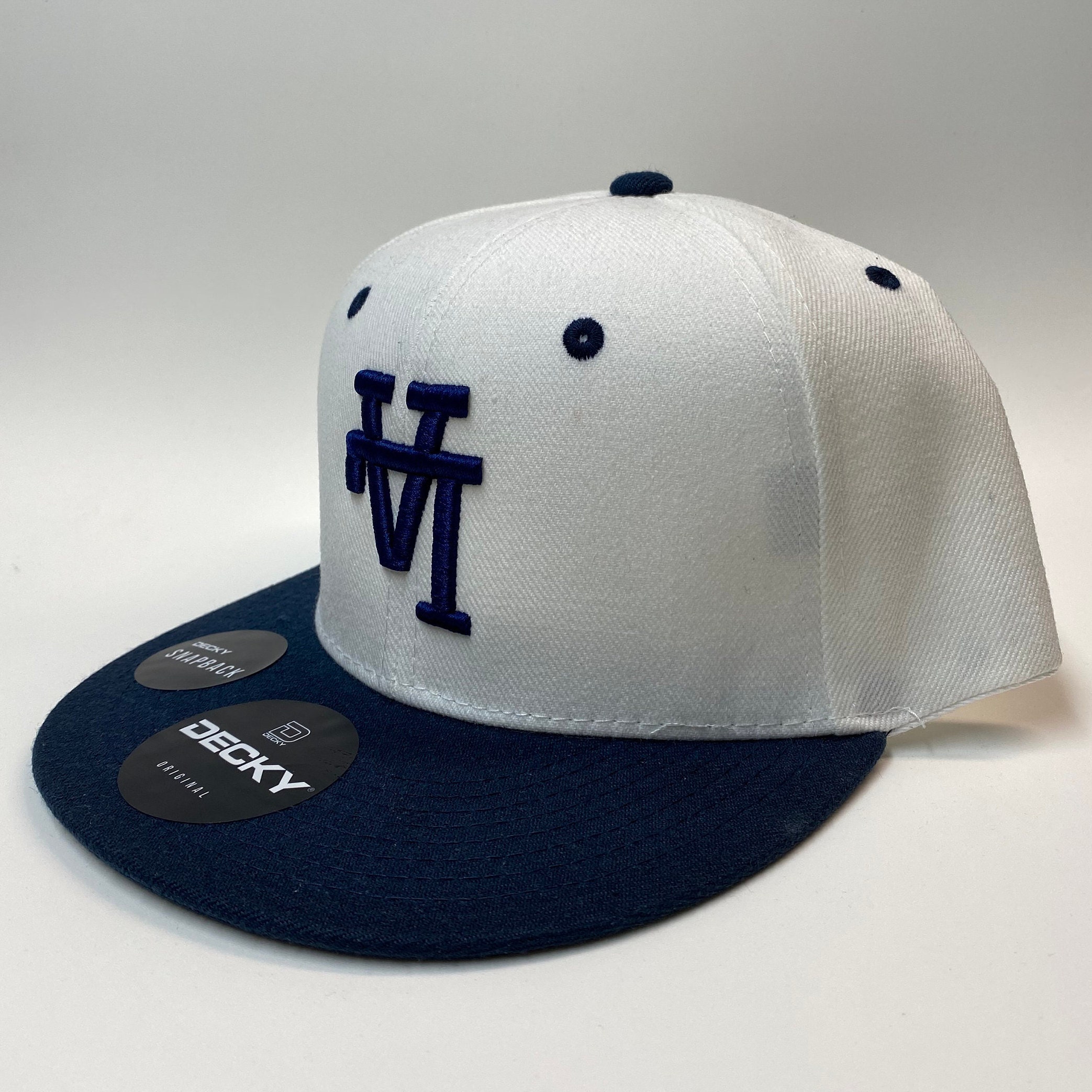 La gorra de Los Ángeles al revés gorra de béisbol blanco / | Etsy