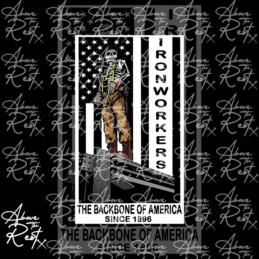 Ironworker Sticker | Union Ironworker Sticker | Rodbuster Sticker ...