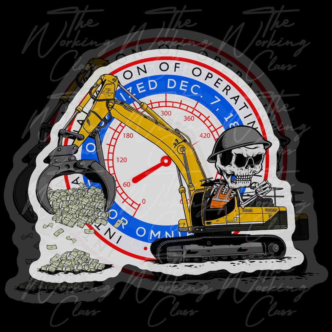 Operator Sticker Heavy Equipment Operator Sticker Union Operator ...