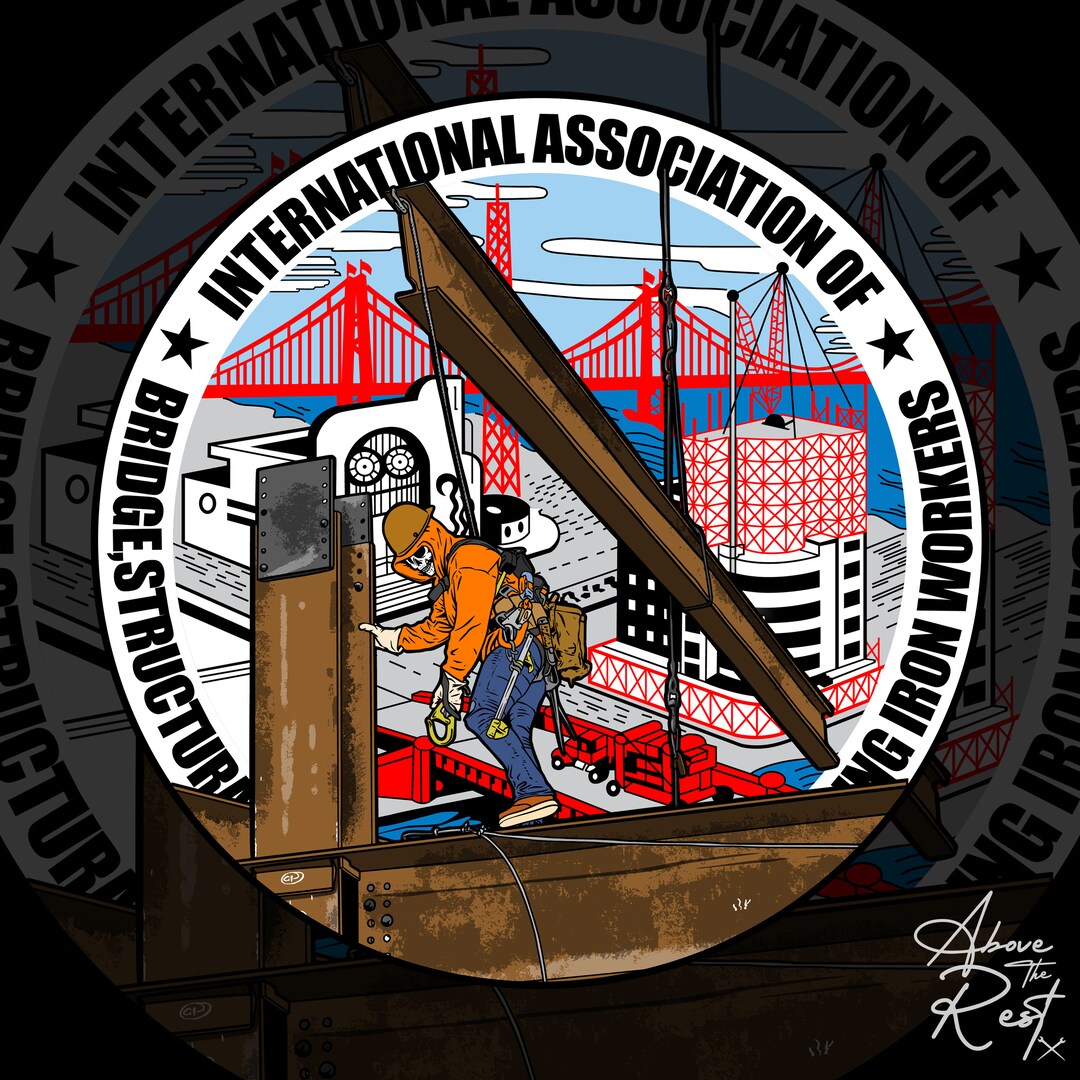 Ironworker Sticker Union Ironworker Sticker Rodbuster - Etsy