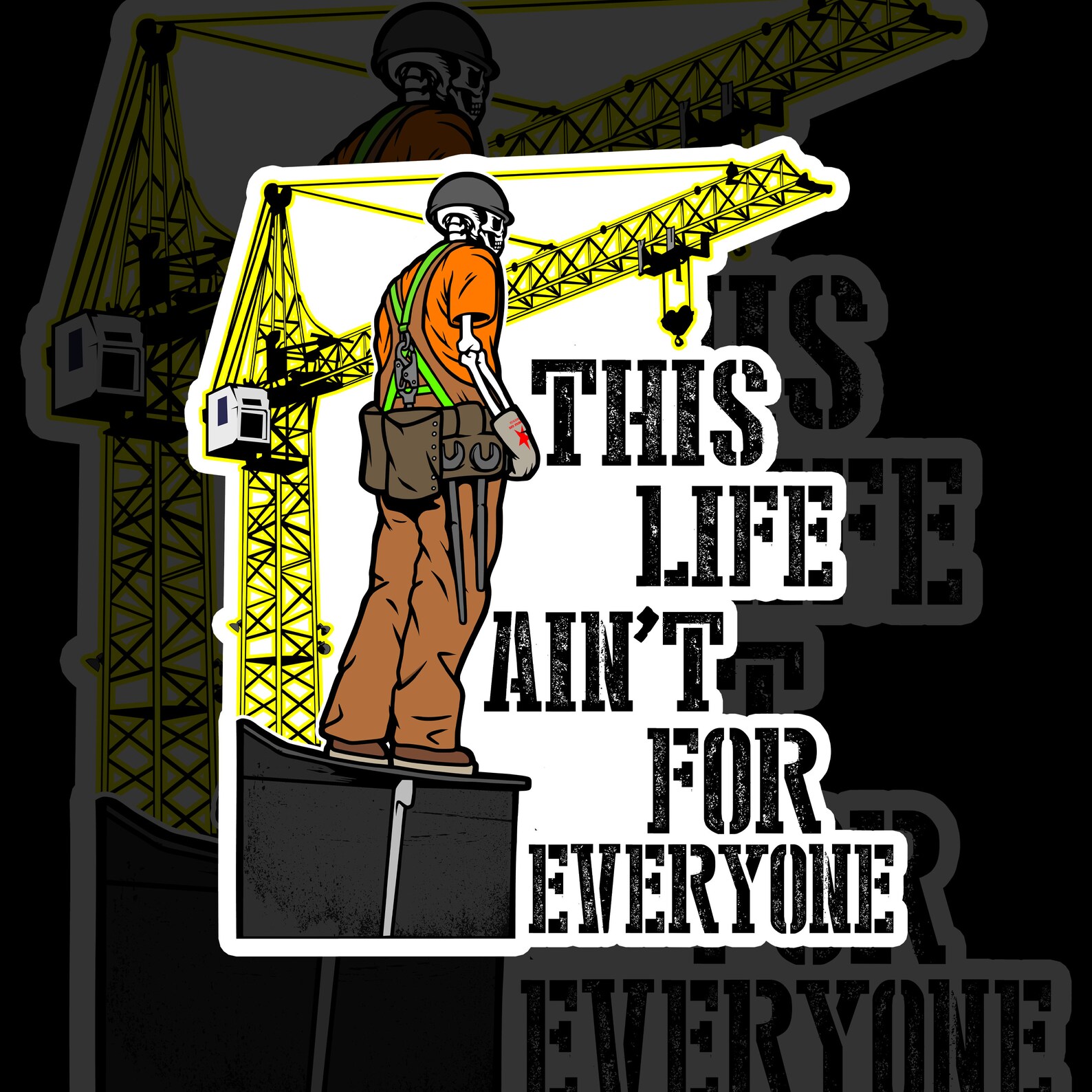 Ironworker Sticker Union Ironworker Sticker Rodbuster - Etsy