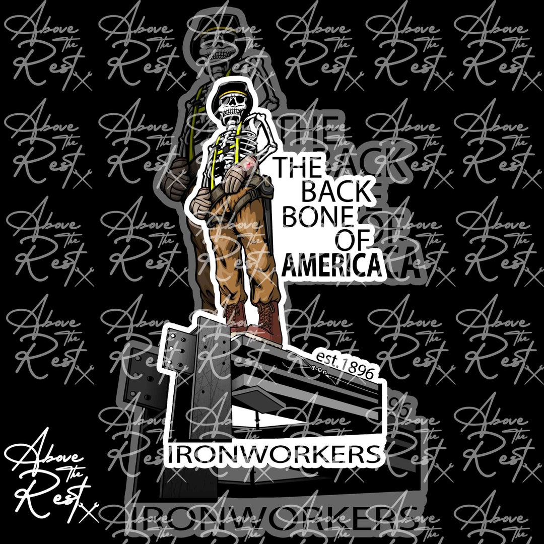 Ironworker Sticker | Union Ironworker Sticker | Rodbuster Sticker ...