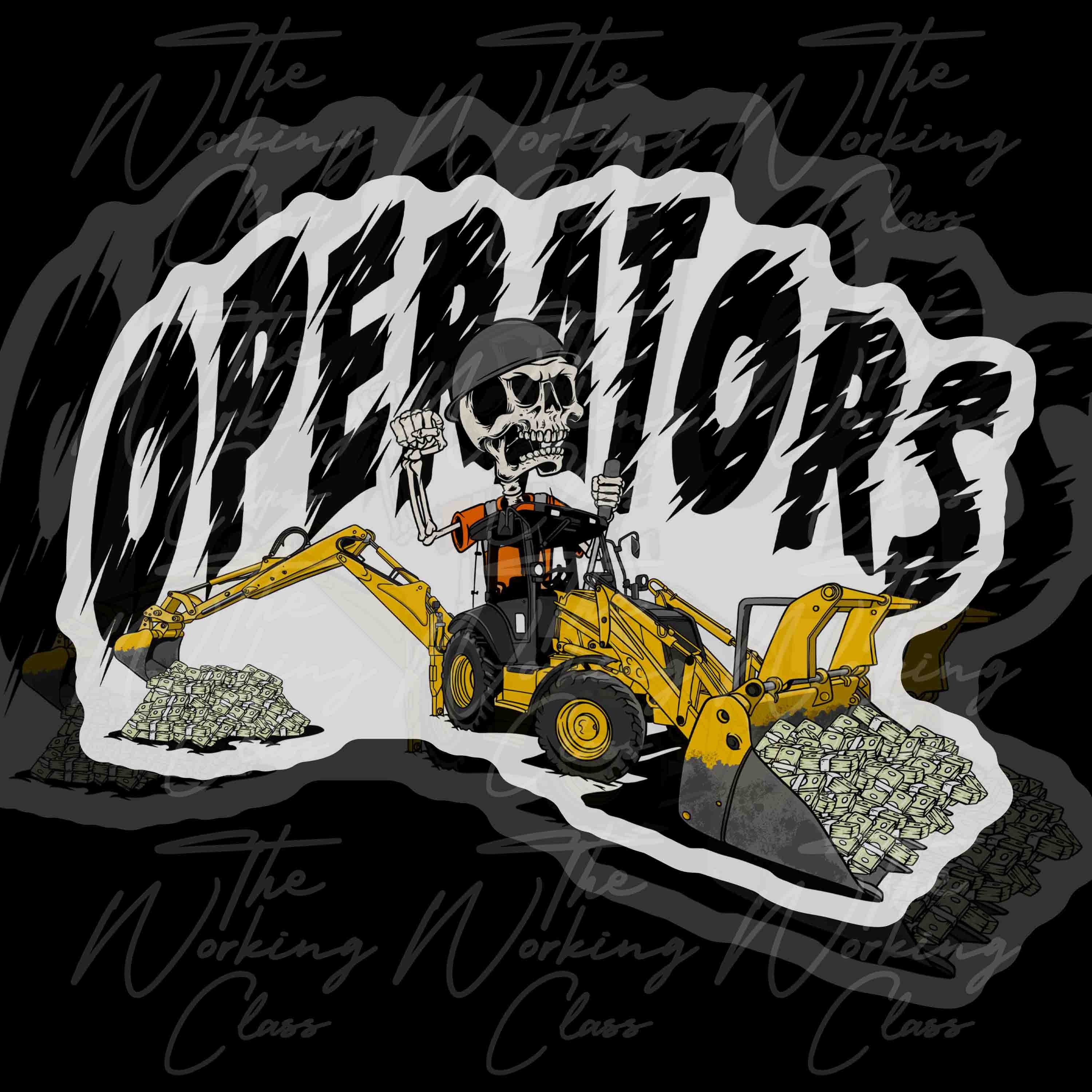 Operator Sticker | Heavy Equipment Operator Sticker | Union Operator ...