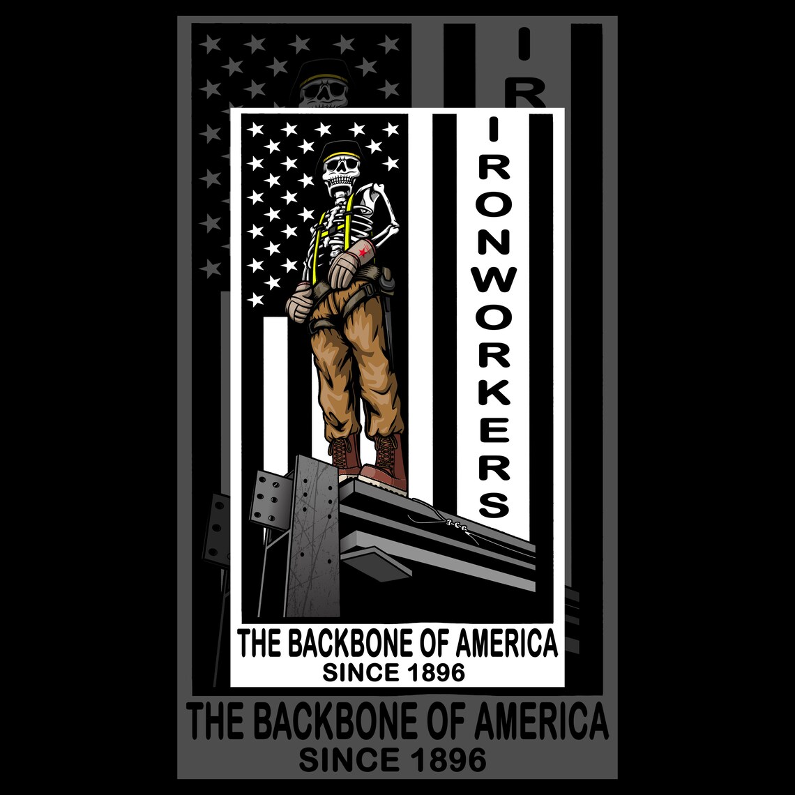 Ironworker Sticker Union Ironworker Sticker Rodbuster - Etsy