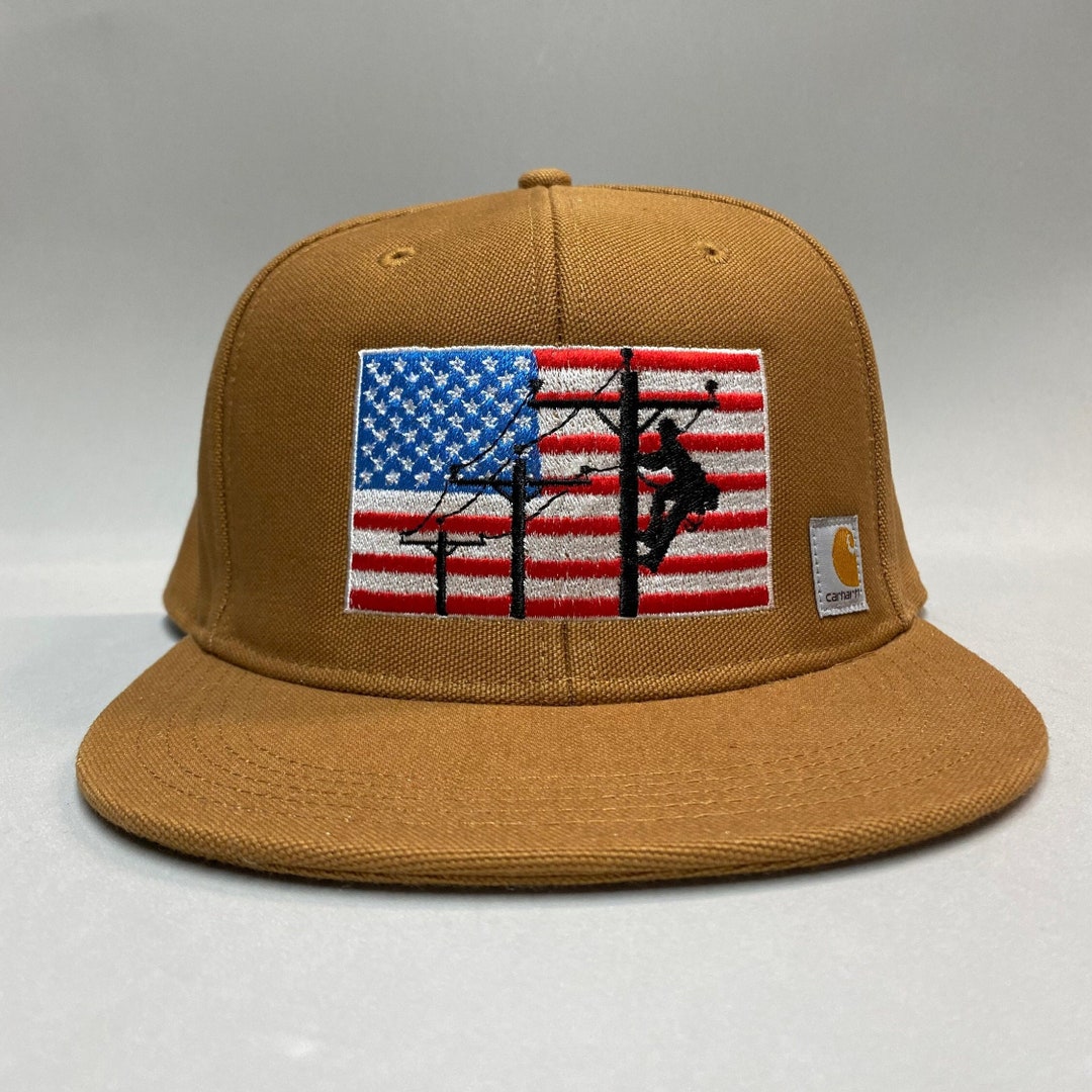 Lineman Snapback Hat | Union Lineman | Lineworker | Union Electrician ...
