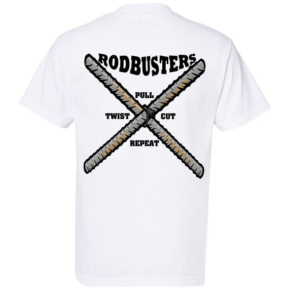 Rodbuster T-shirt Union Ironworker T-shirt Union Rodbuster - Etsy