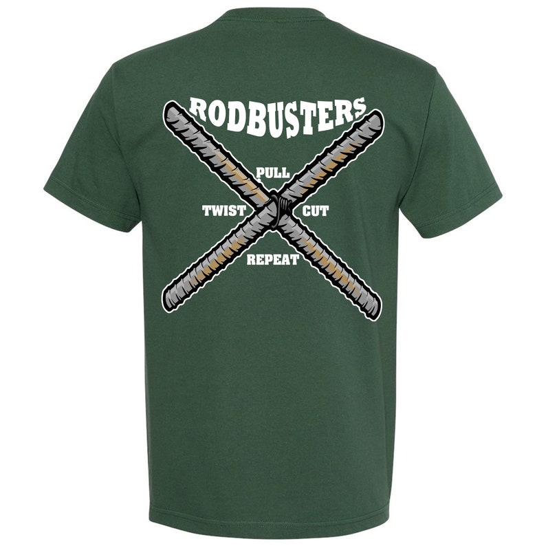 Rodbuster T-shirt Union Ironworker T-shirt Union Rodbuster - Etsy