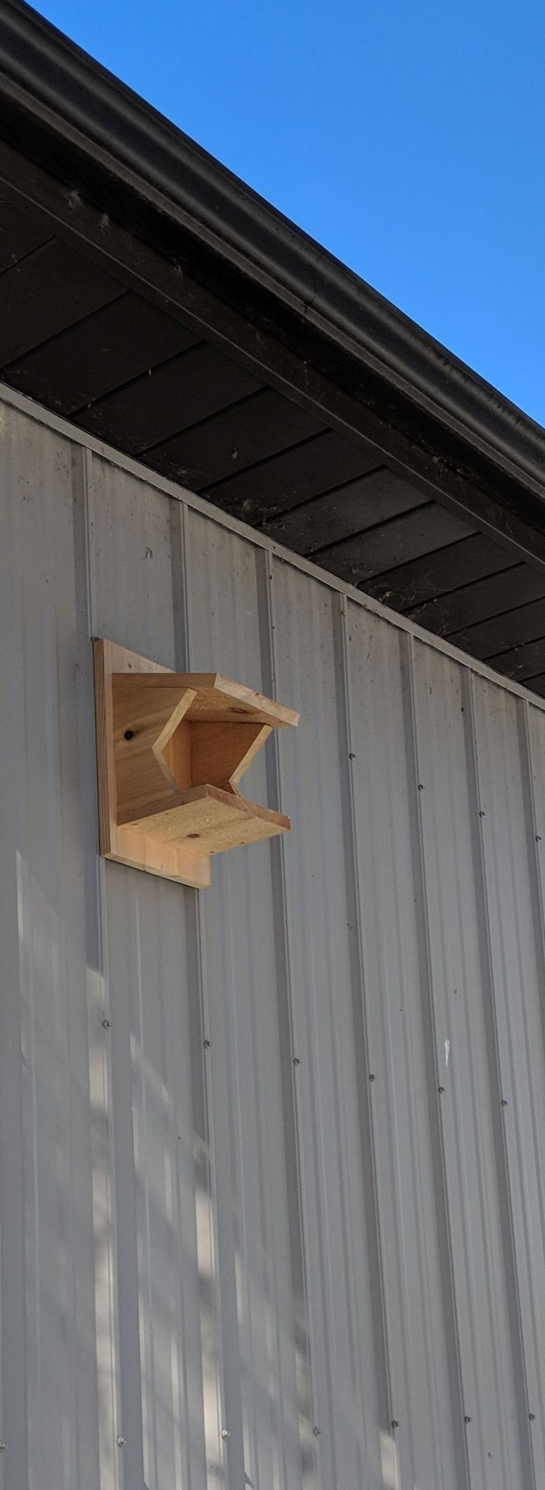 Cedar Nesting Shelf for American Robin, Barn Swallow, Eastern and Say's ...