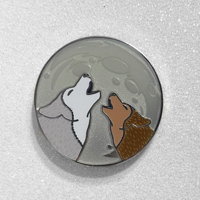 Werewolf Pin - Etsy