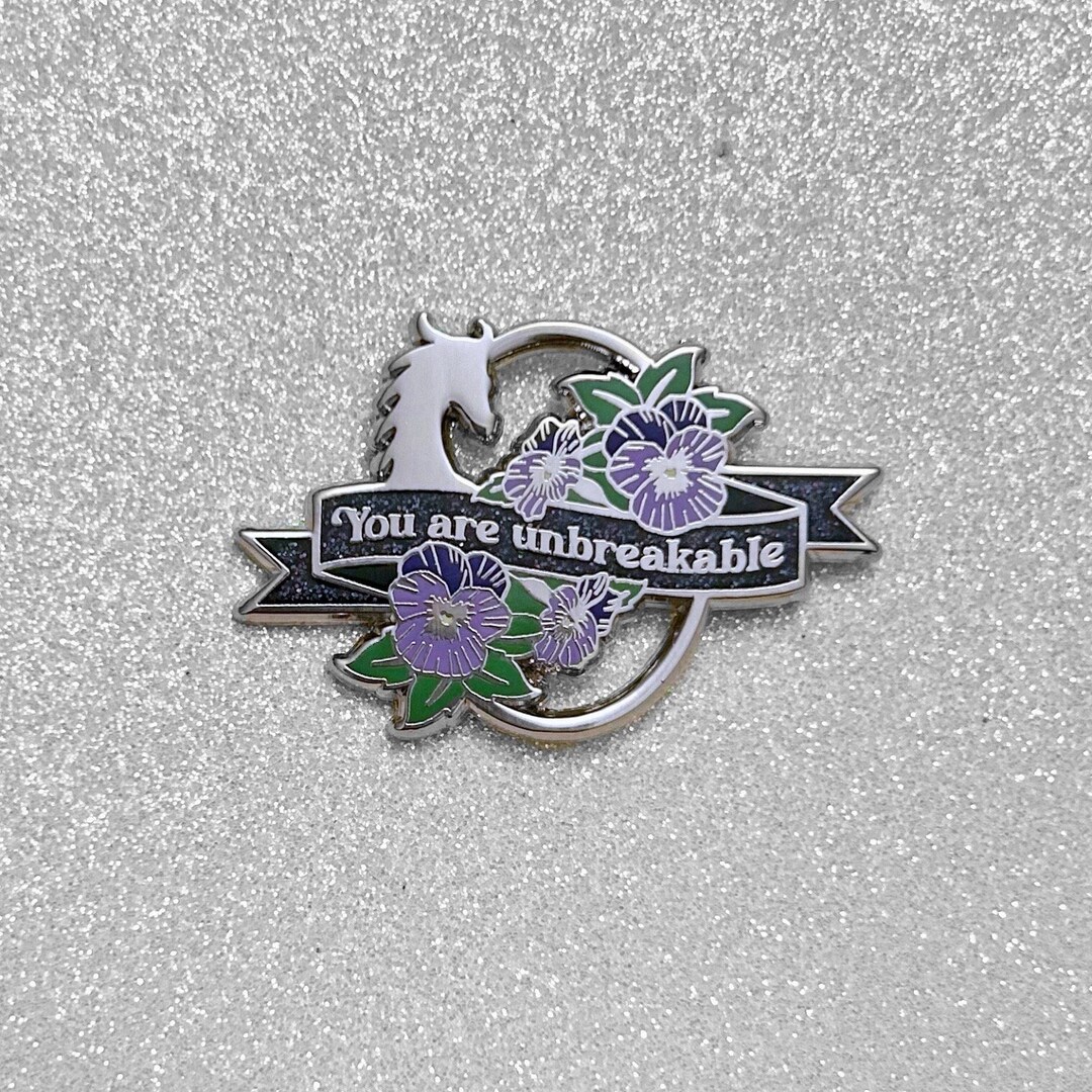 Enamel Pin ~ Fourth Wing Violets - Fully Licensed - Etsy