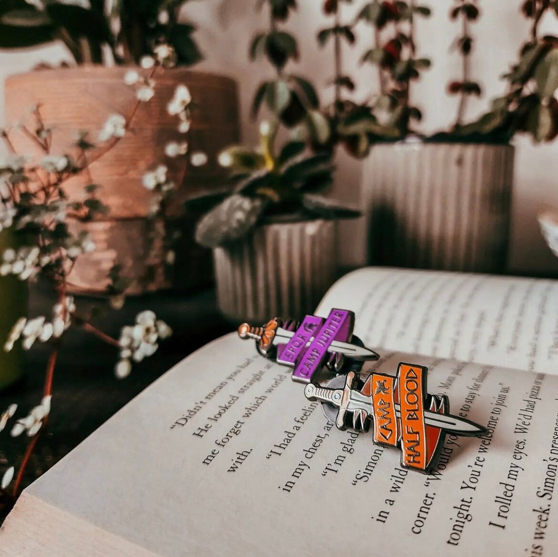 Enamel Pin Percy Jackson Inspired - Etsy