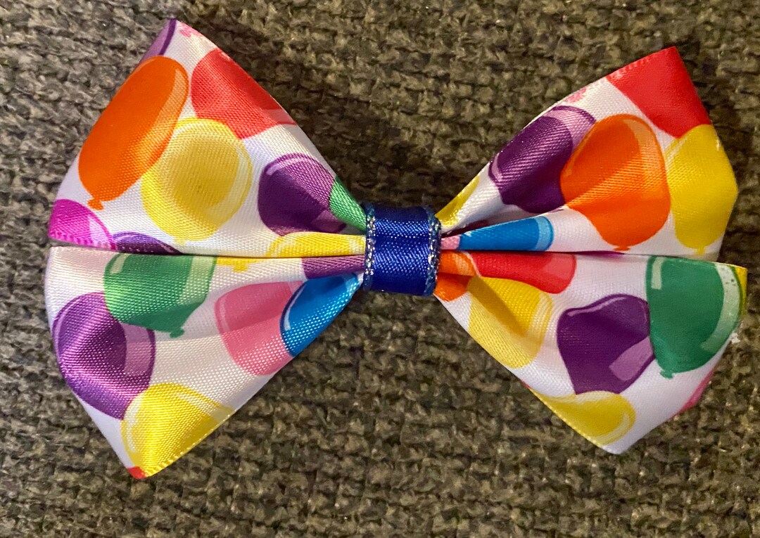 Balloon Ribbon Bow Barrette - Etsy
