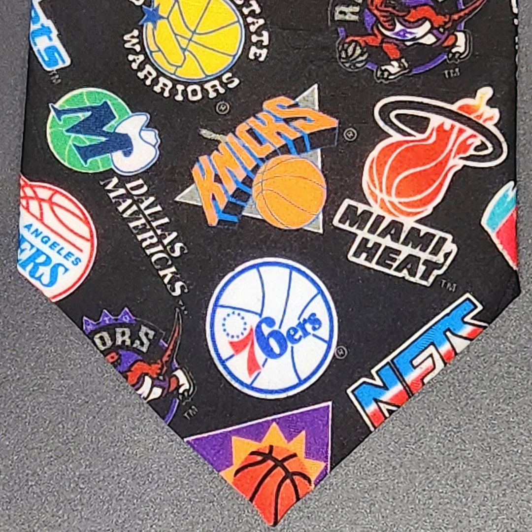 Vintage 1994 NBA Team Logos Men's Neck Tie by Ralph - Etsy