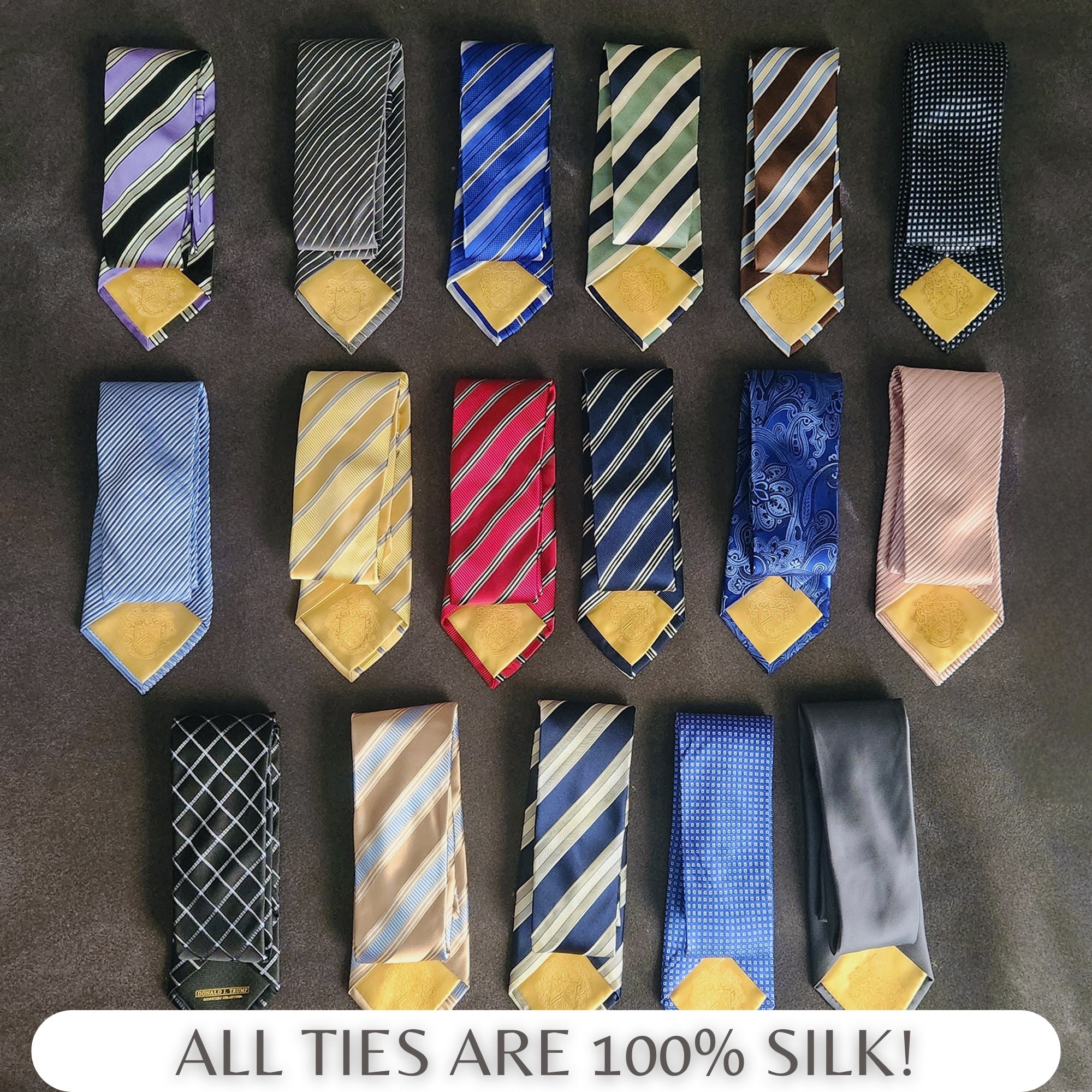 Donald J. Trump Signature Collection Men's Silk Power Ties, Choose From ...