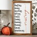 Halloween List Sign, Halloween Sign, Halloween Wall Decor, Seasonal ...