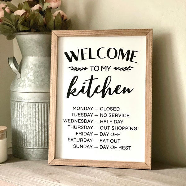 Kitchen Sign - Etsy