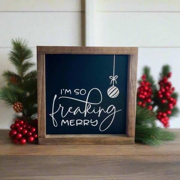 Funny Christmas Signs - Etsy
