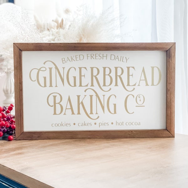 Gingerbread Sign - Etsy
