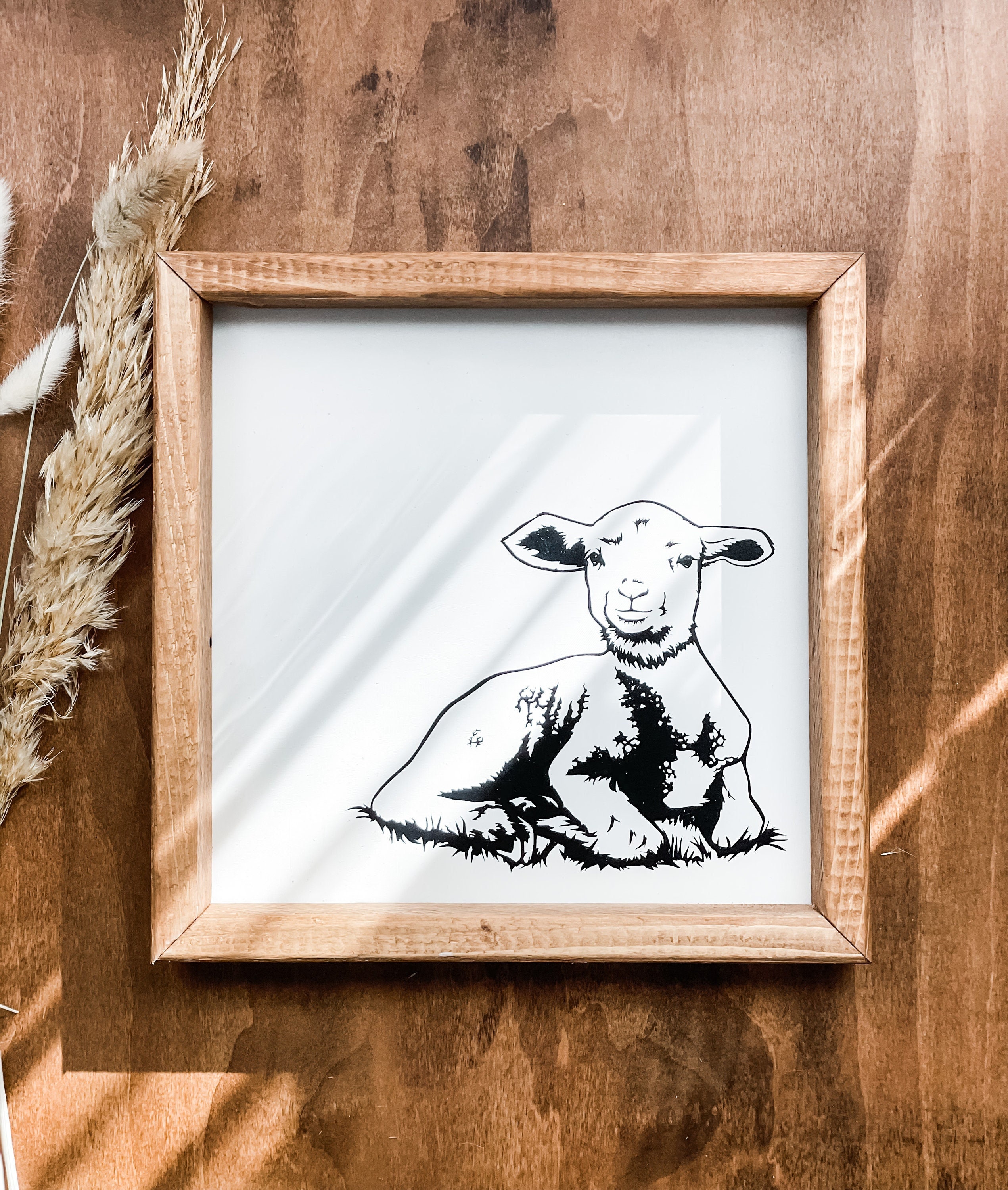 Lamb Sign Spring Sign Easter Sign Nursery Decor - Etsy