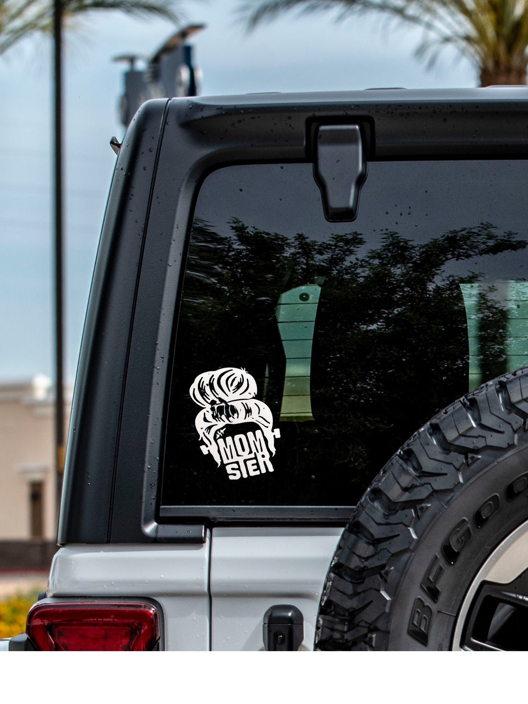 Momster Decal, Window Decal, Mom Sticker, Stickers, Decals - Etsy