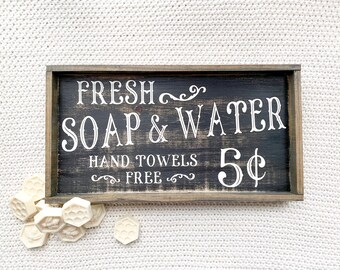 Vintage Soap Sign - Etsy