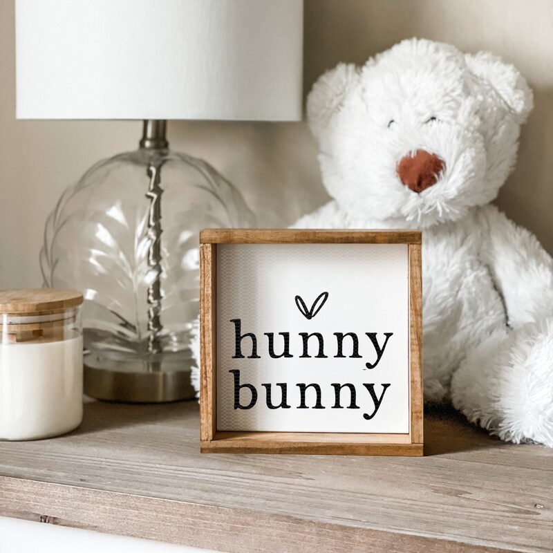 Easter Bunny Signs - Etsy