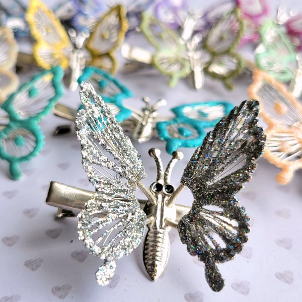 Butterfly Hair Clip - Etsy