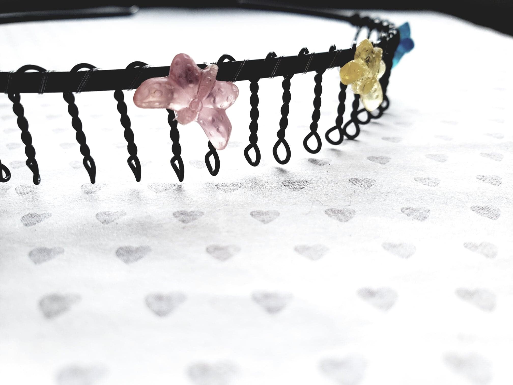 90's Butterfly Headband Black With Multicolour - Etsy UK