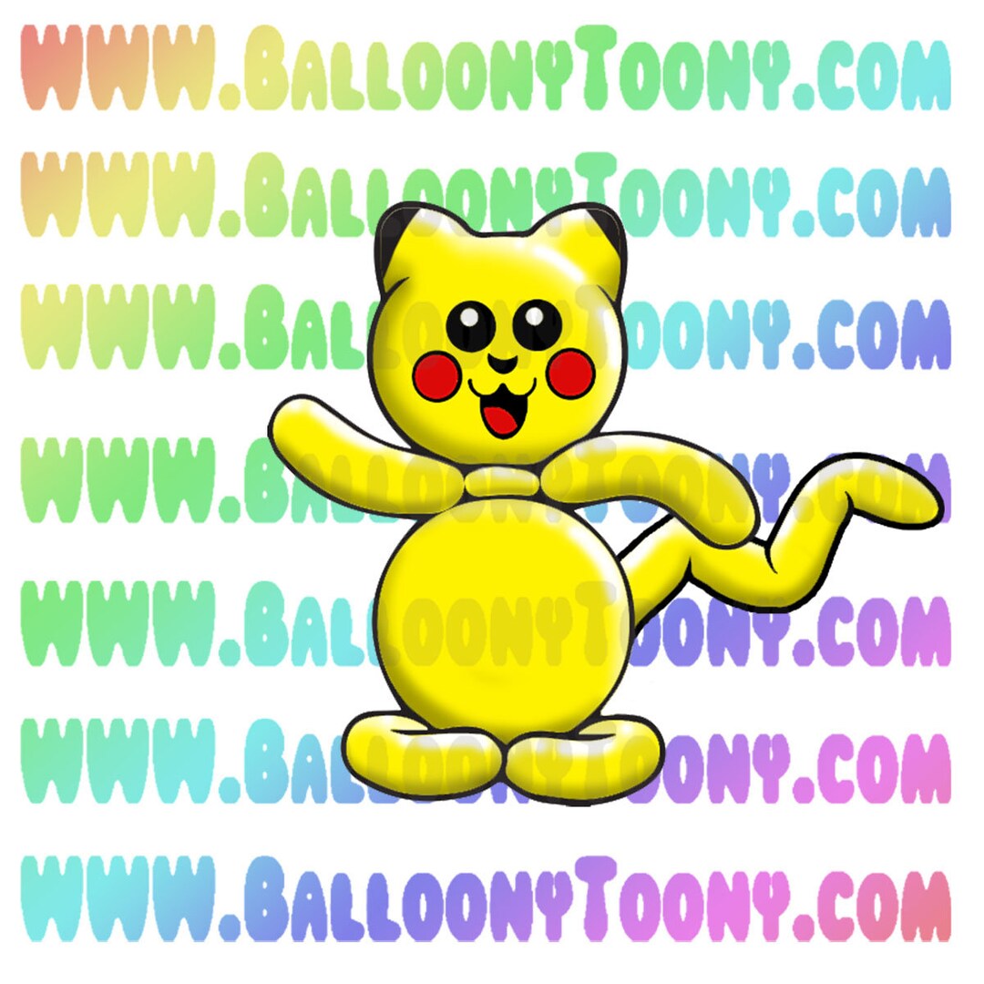 Bear Head Huggable Balloon Animal Image - Balloon Menu Clipart - - Etsy