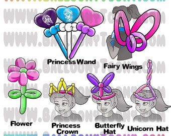 Balloon Animal Menu Board - Etsy