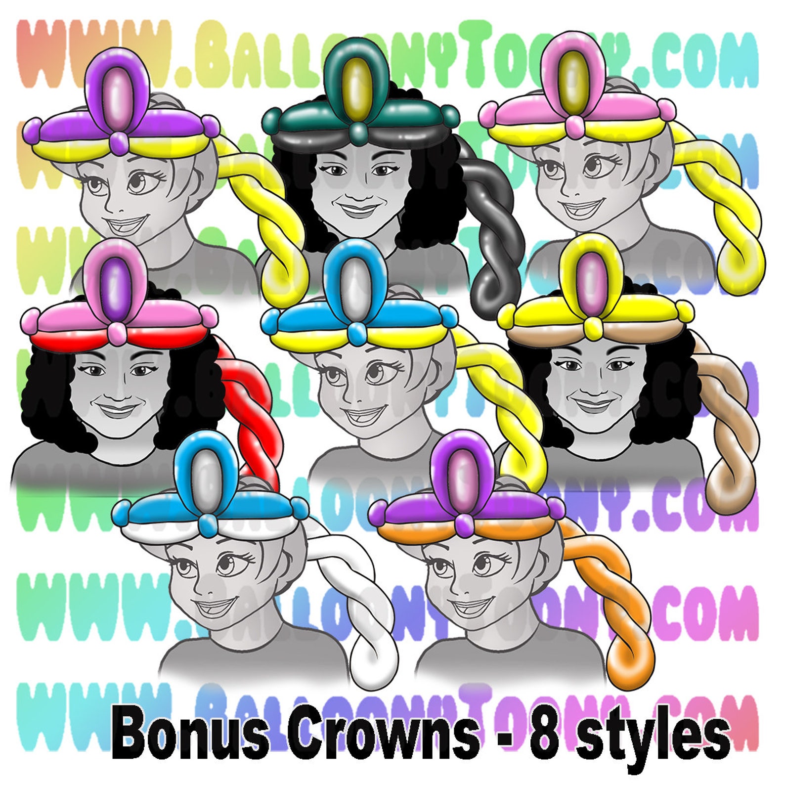 Teresa Forst Shades the Clown's Hats Hats & More Hats - Etsy