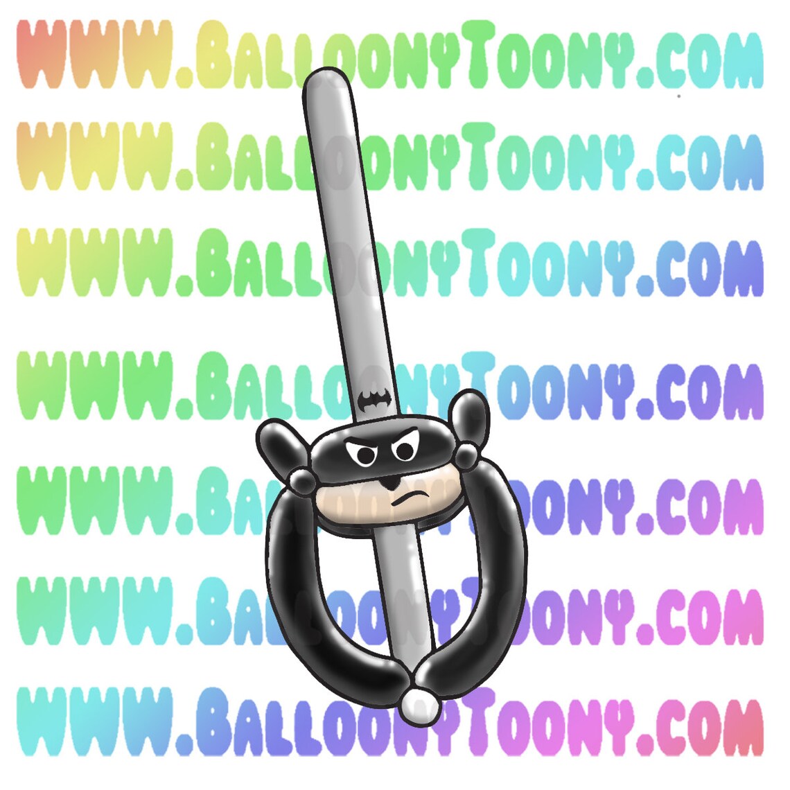 Fun Character Swords Balloon Animal 9 Images BUNDLE Balloon - Etsy UK