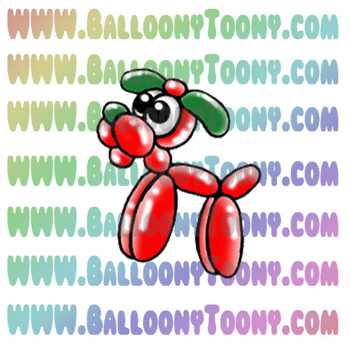 Dog Balloon Animal Image - Balloon Menu Clipart -balloon Animal Clip ...