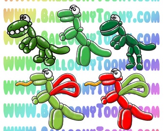 Balloon Animal Menu - Etsy