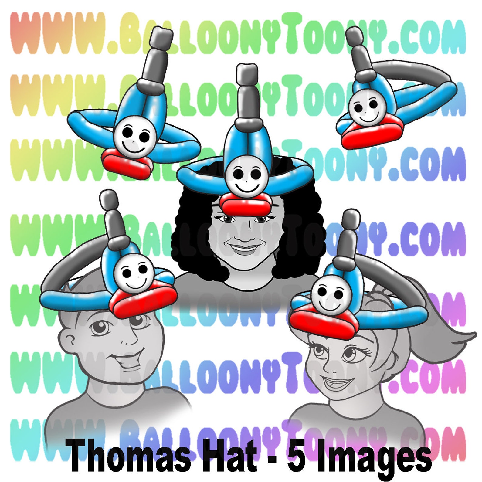 Teresa Forst Shades the Clown's Hats Hats & More Hats - Etsy