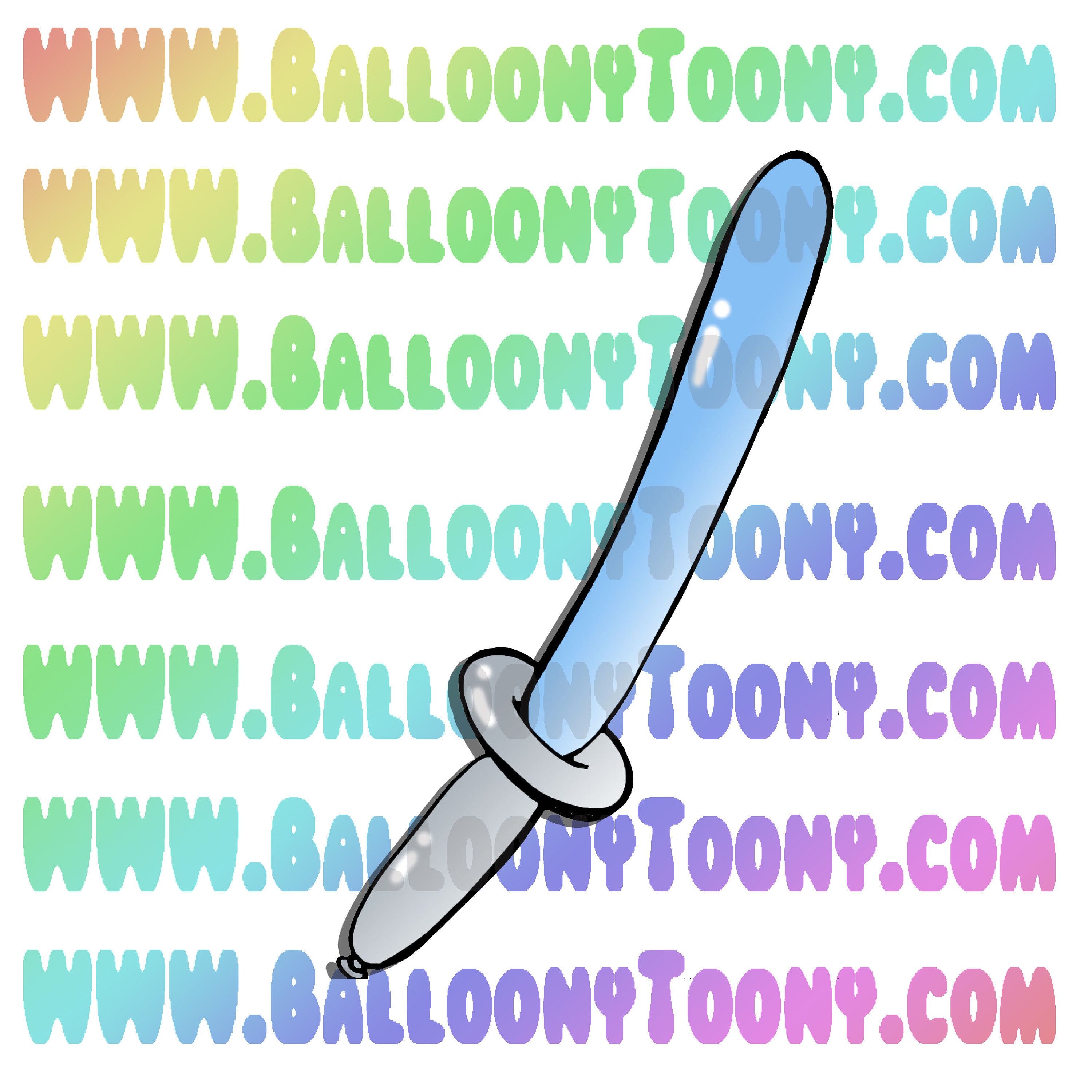 Ultimate Sword BUNDLE Balloon Animal Image - Balloon Menu Clipart - Etsy