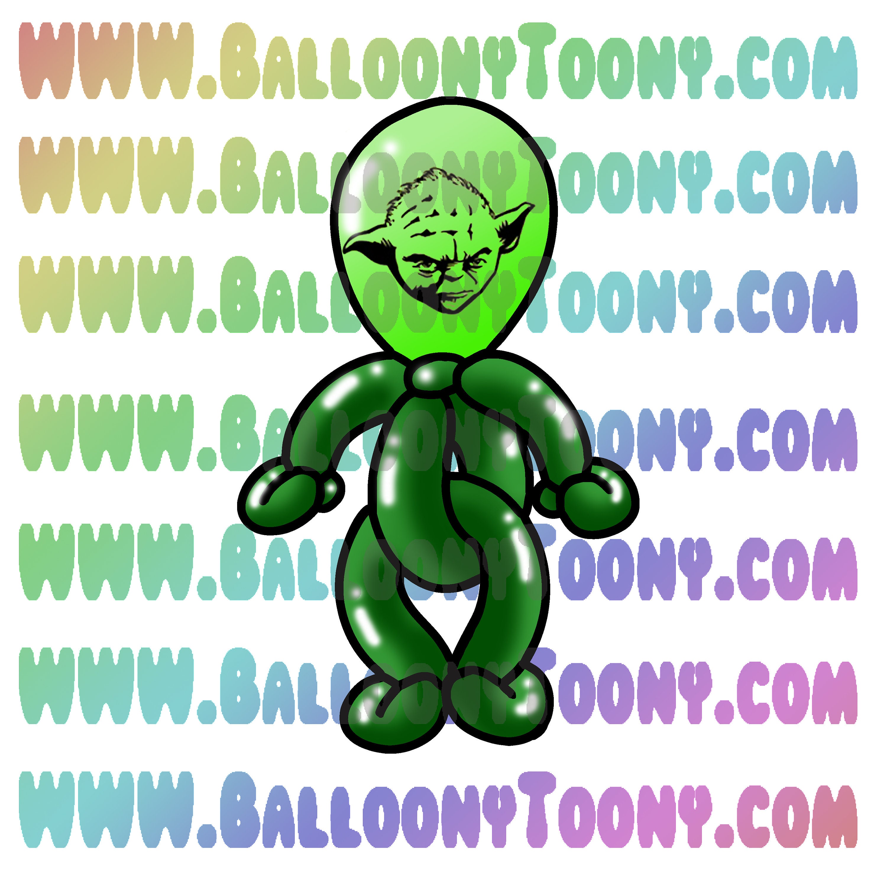 Loopy Loop Characters Balloon Animal Image Balloon Menu Clipart - Etsy